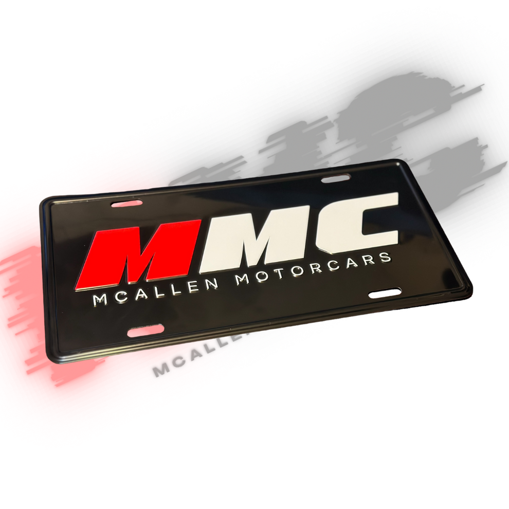 MMC Front License Plates Stainless Steel – Mcallen Motorcars Store